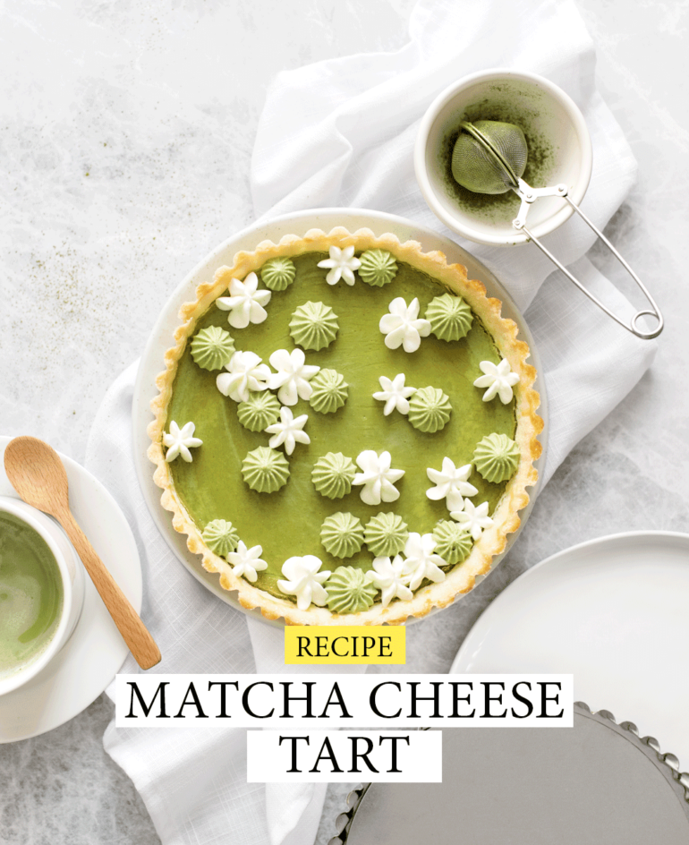 Matcha Cheese Tart Recipe