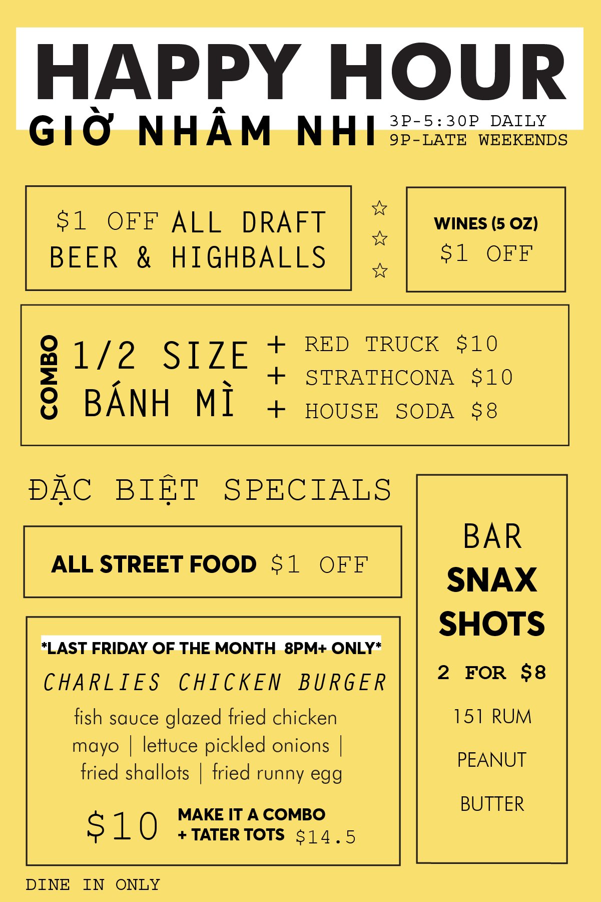 Ultimate Vancouver Happy Hour List