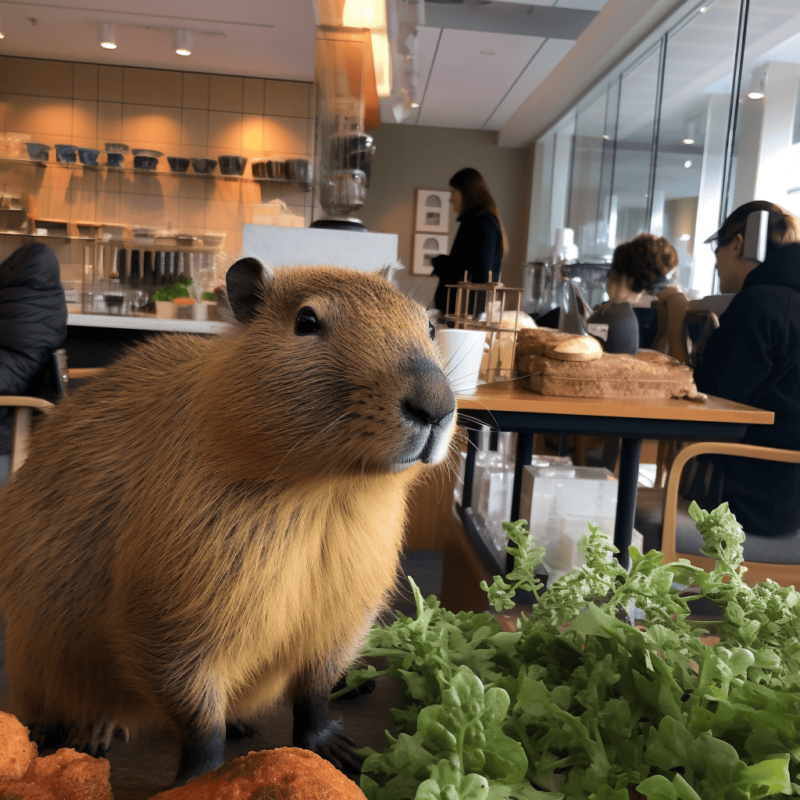 North America's First Capybara Cafe Is Opening In Downtown Vancouver This Summer