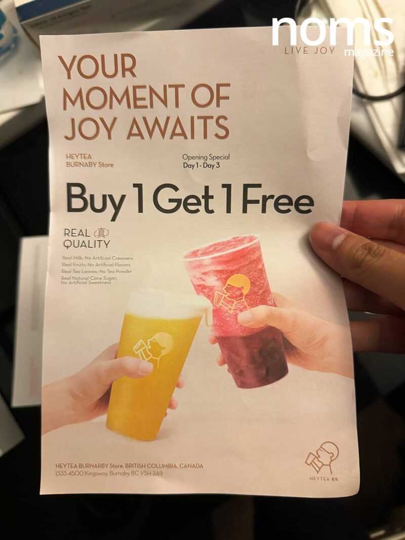 HEYTEA Makes Canadian Debut with Grand Opening in Burnaby With Multi ...