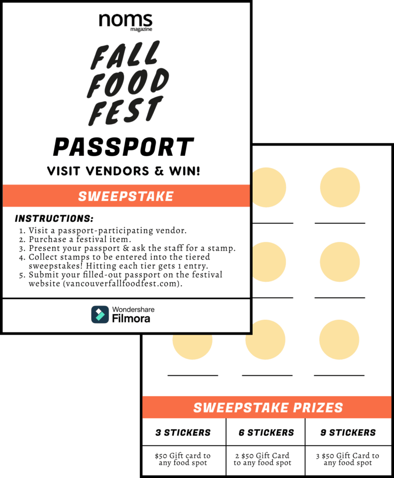 Fall Food Fest - Passport Activity | Vancouver Food Blog