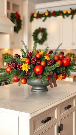 30+ Simple Christmas Kitchen Decor Ideas To Get Into The Festive Spirit