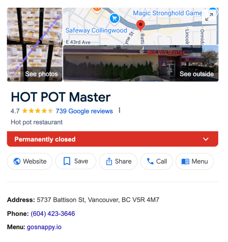 Highly Rated Hot Pot Chain Restaurant Quietly Shuts Down Only Vancouver ...