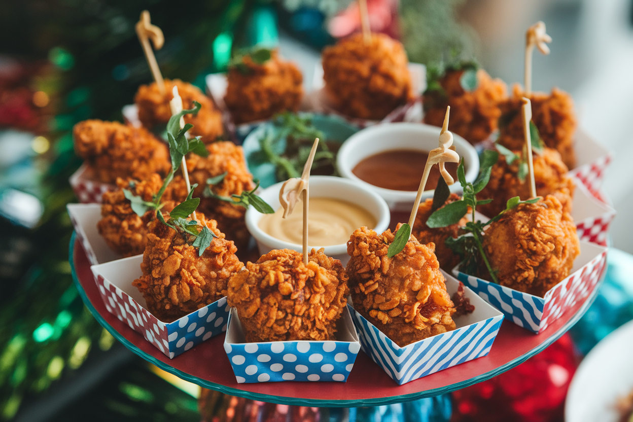 Easy Crispy Chicken Bites Recipe with Dipping Sauces | Vancouver Food Blog