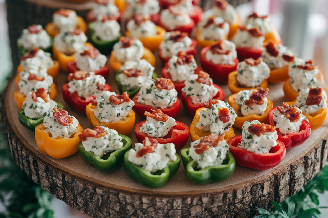 Stuffed Mini Bell Peppers: The Perfect Party Bite | Vancouver Food Blog