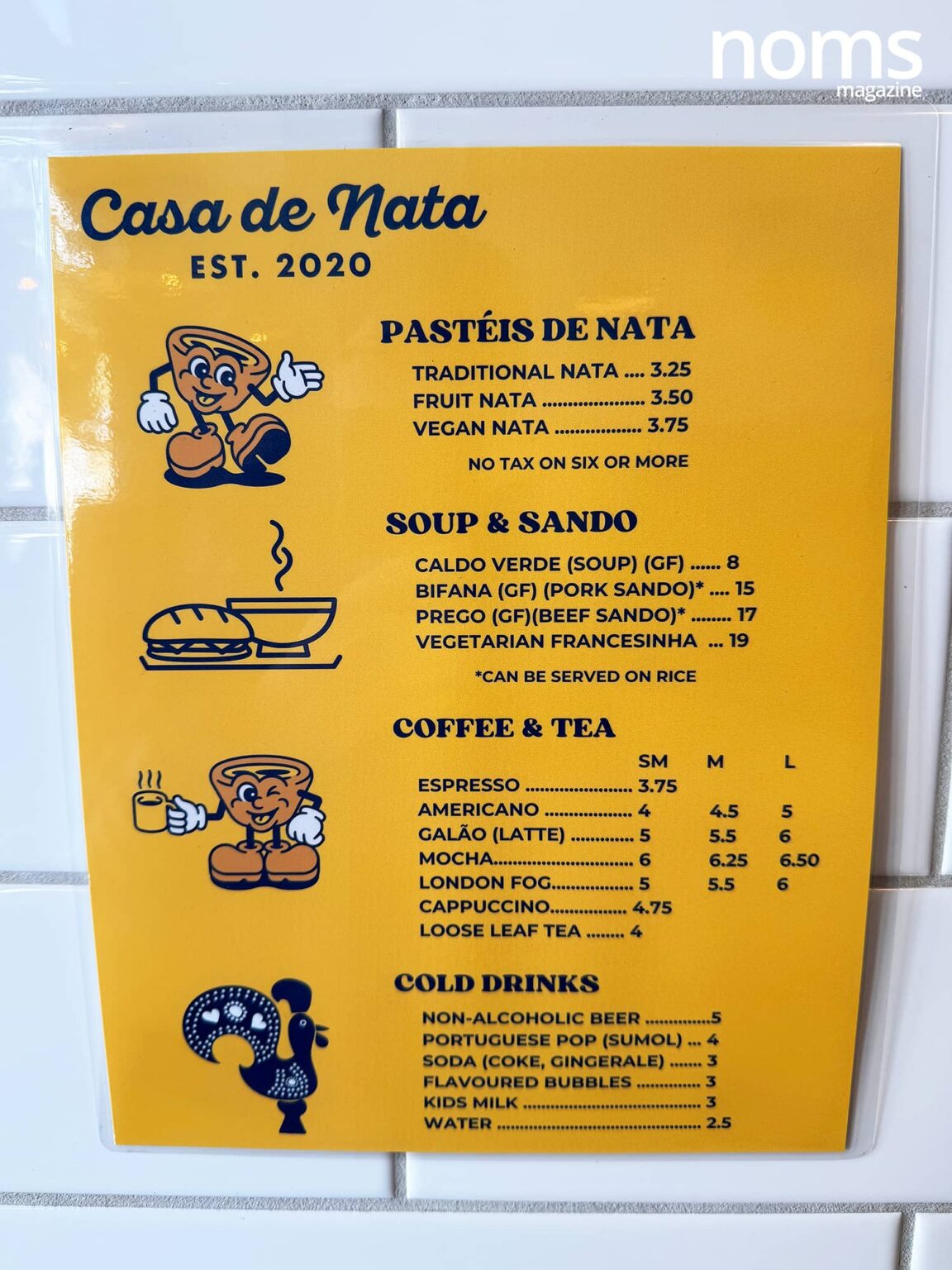 Vancouver's Fave Portuguese Tart Stall 'Casa de Nata' Opens First Cafe Location