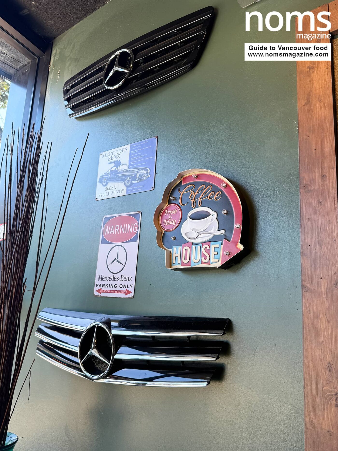 Burnaby’s First Vintage Mercedes Benz & Car Themed Cafe Opens