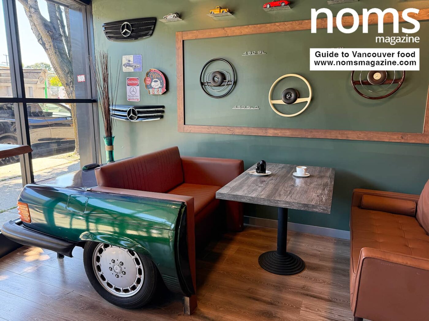 Burnaby’s First Vintage Mercedes Benz & Car Themed Cafe Opens
