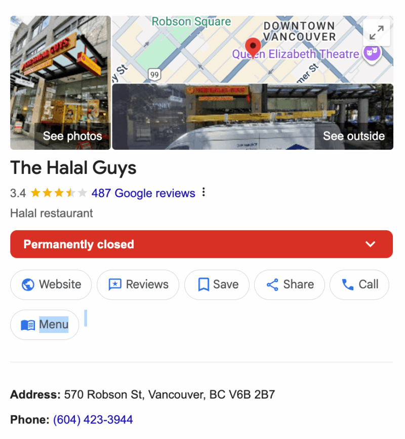 NYC’s Famous Halal Guys Quietly Shuts Down Vancouver Outpost After 2 Years
