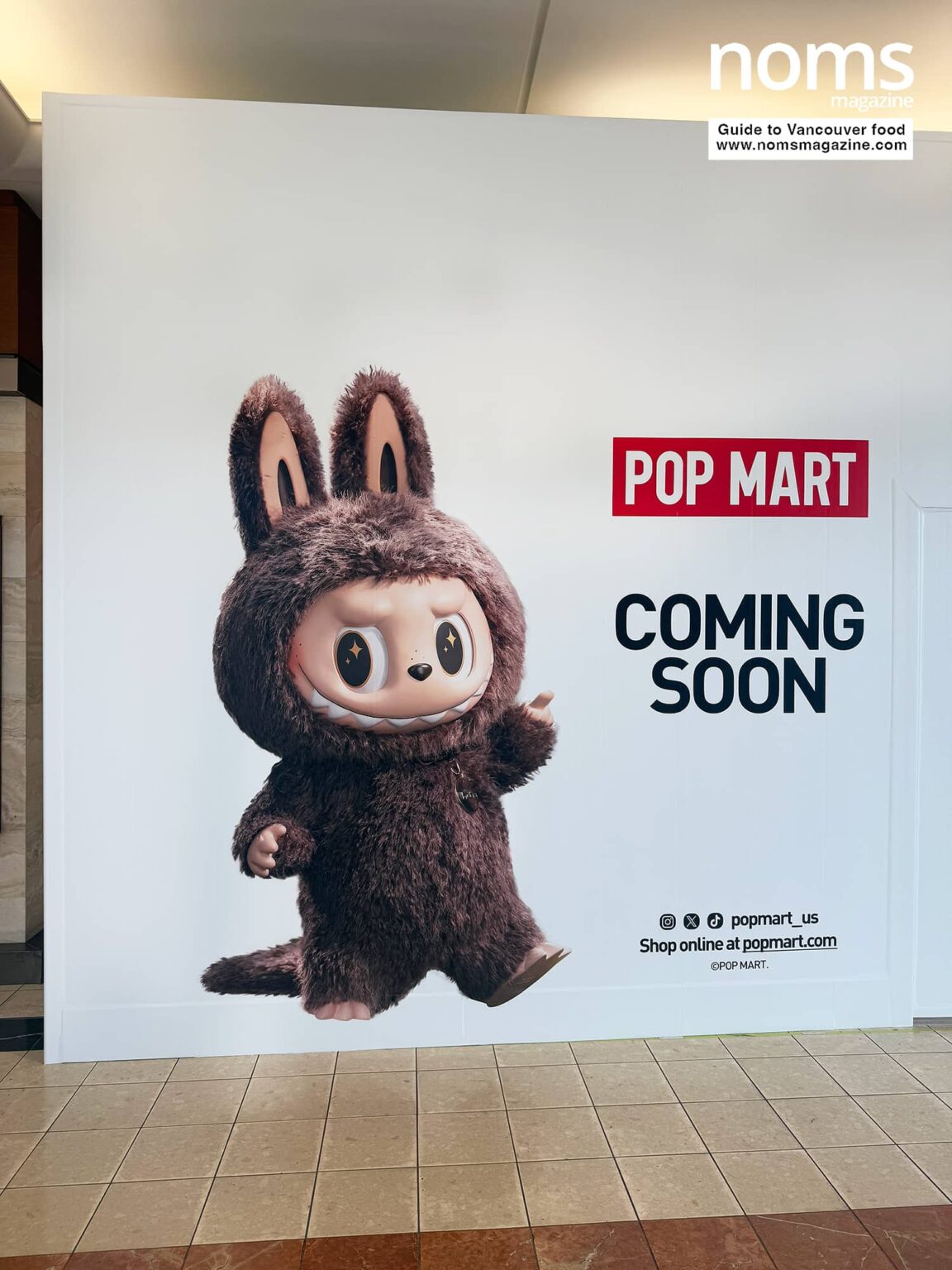 First Official Canadian Pop Mart Store Spotted Opening In Richmond Centre