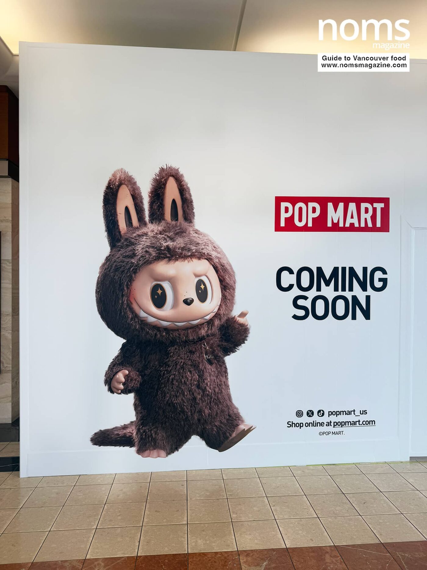 First Official Canadian Pop Mart Store Spotted Opening In Richmond Centre
